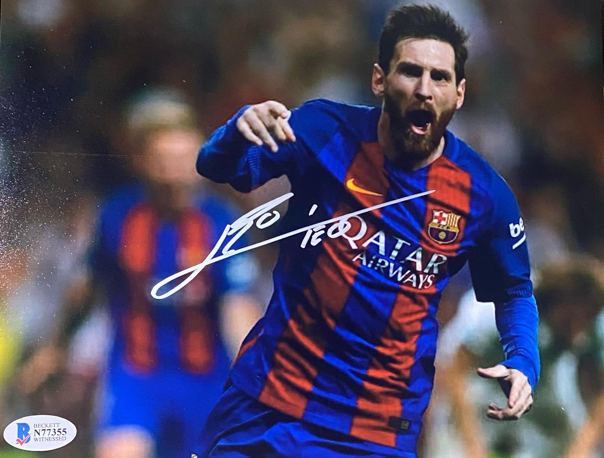 LIONEL MESSI SIGNED BARCELONA 8X10 PHOTO BECKETT COA – Soccer Signings ...